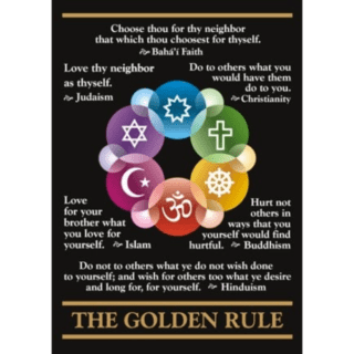 Multi-faith Golden Rule Postcards - Bahai Resources