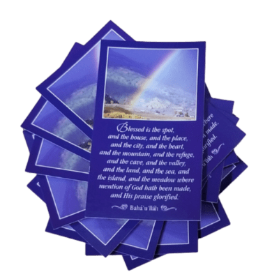 Blessed is the Spot -Teaching Cards - Bahai Resources
