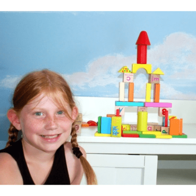 Deluxe 145-Piece ABC Character Building Blocks - Bahai Resources