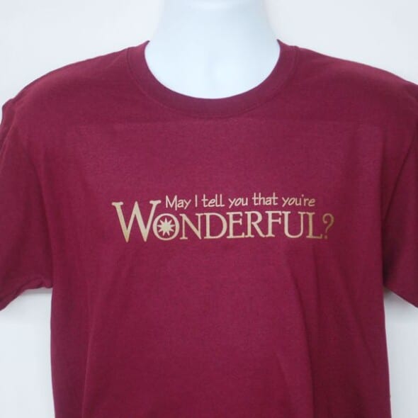 You're Wonderful T-Shirt - Bahai Resources