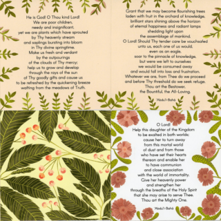 Bestow upon us new blessings - 12 newly translated Prayers - Bahai ...