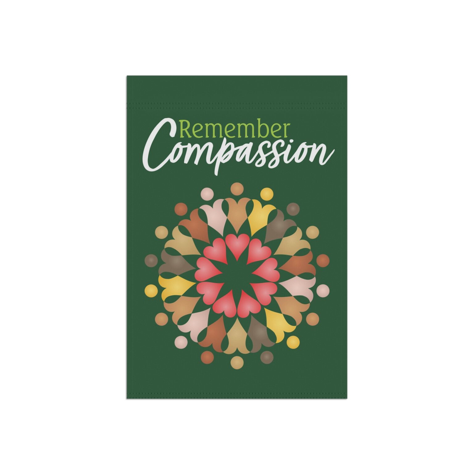 "Remember Compassion" Garden & House Banner - Bahai Resources